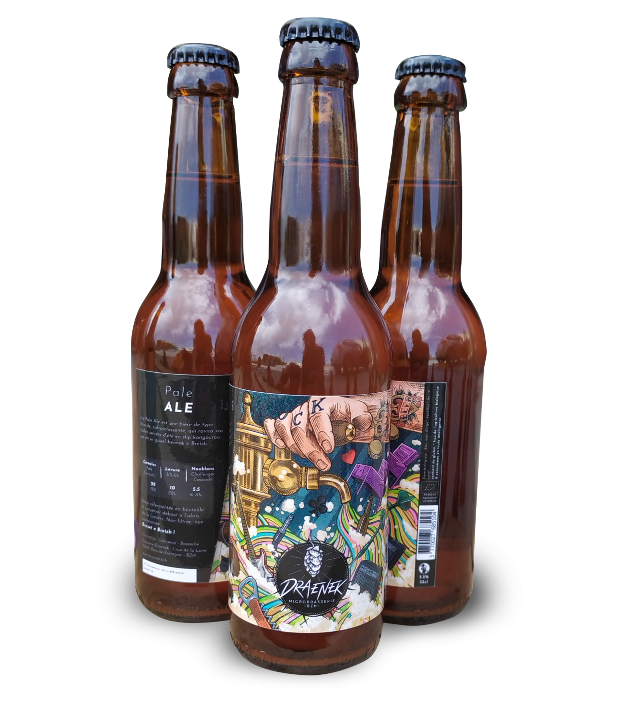 Pale Ale 33cl - Draenek - Microbrasserie bretonne